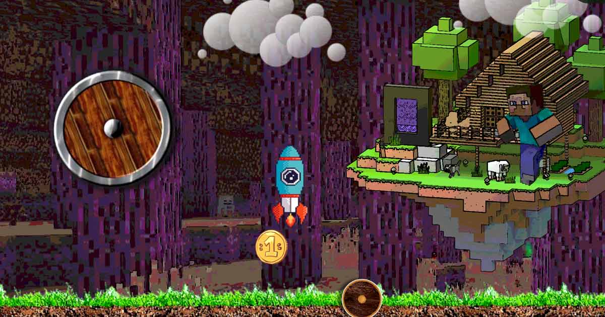 Minecraft World Adventure - play arcade game online
