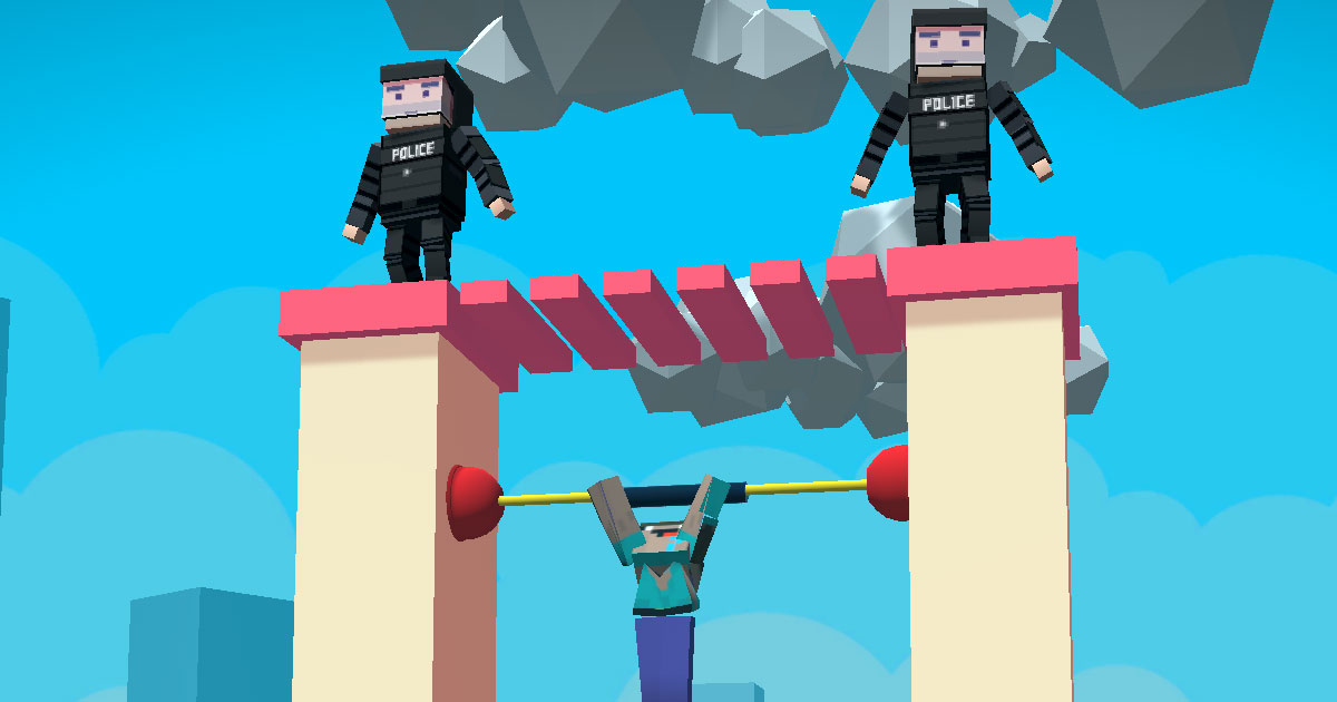 Noob Fall - play action adventure game online