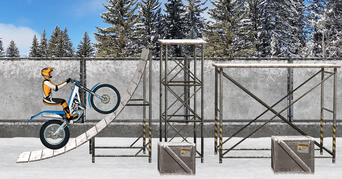 Trials Ice Ride - play dirt bike game online