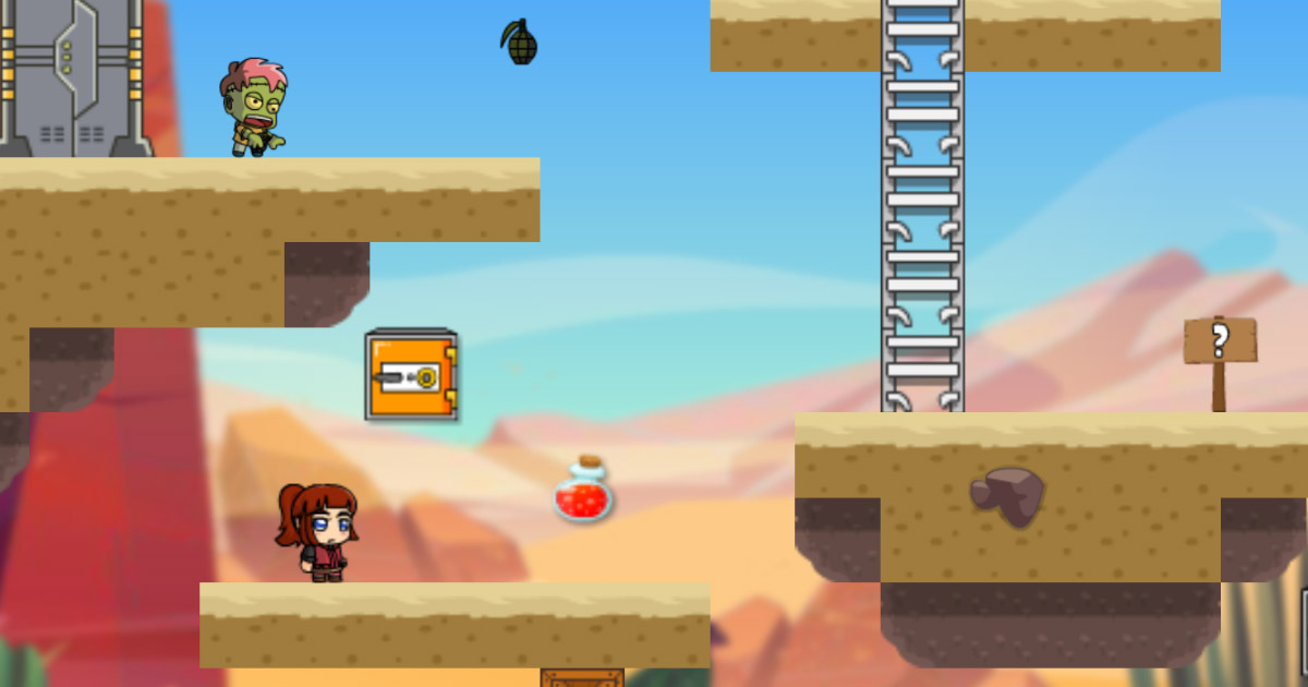 Zombie Mission 6 - play action adventure game online